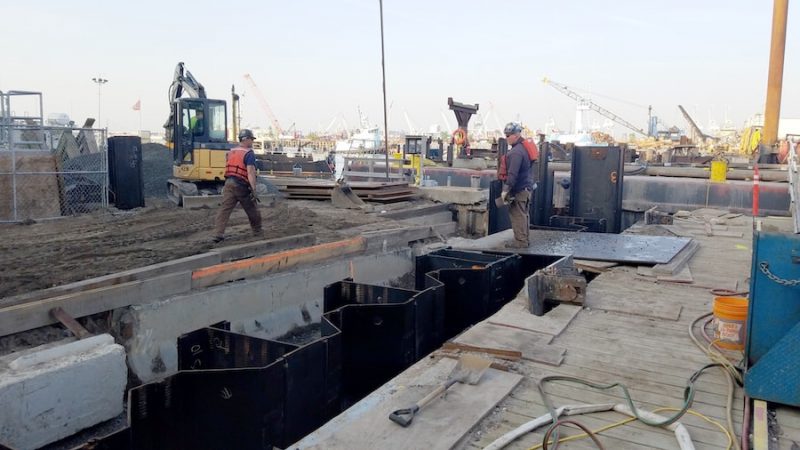 Impressive System Designed For Caven Point Marine Terminal - Pile Buck ...