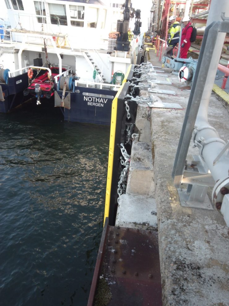 ExxonMobil Jetty in Norway Refurbished with 25 Modern SFT Fender ...