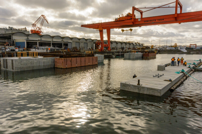 P-834 SEAWOLF Class Service Pier Extension - Pile Buck Magazine