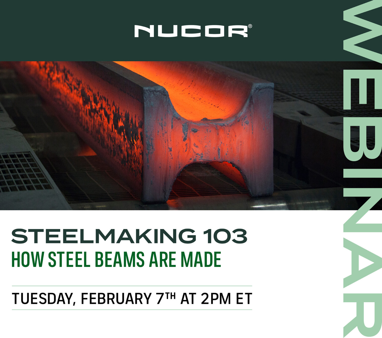 Webinar: Nucor SteelMaking 103: How Steel Beams are Made - Pile Buck ...