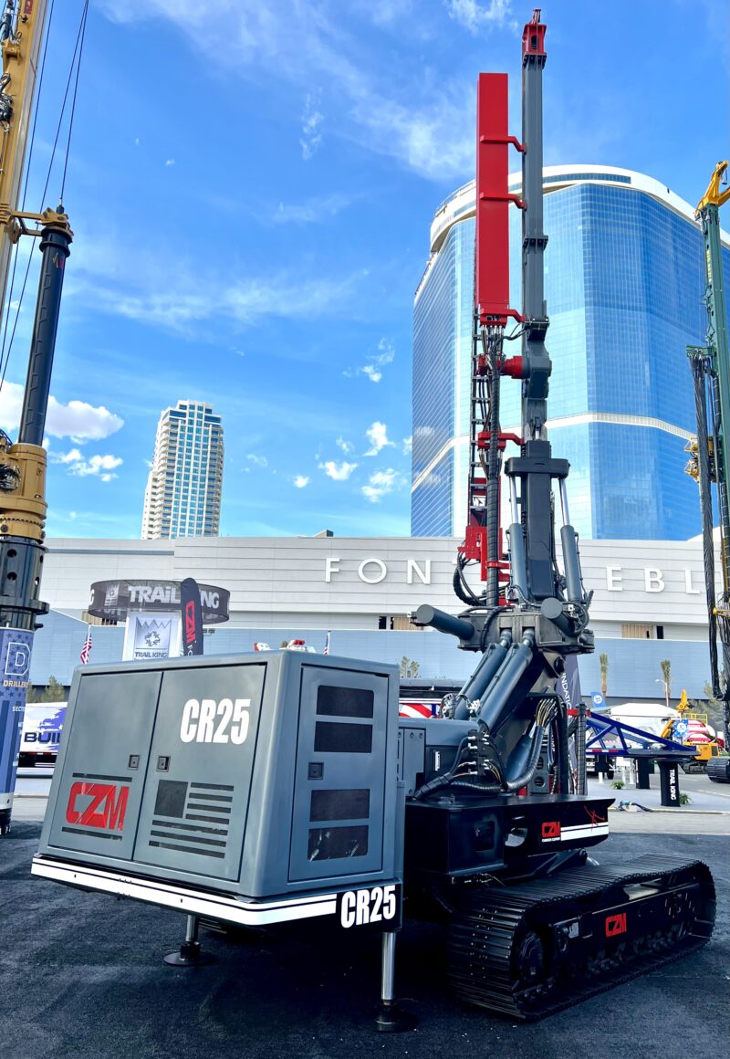 CZM Introduces CR25 Micropile Machine to Fleet - Pile Buck Magazine