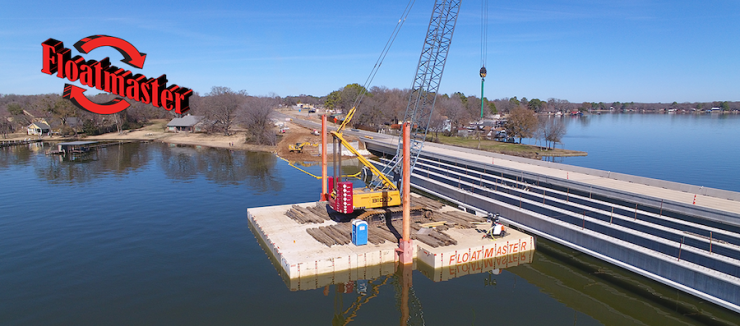 The Versatility of Floatmaster Sectional Barges - Pile Buck Magazine