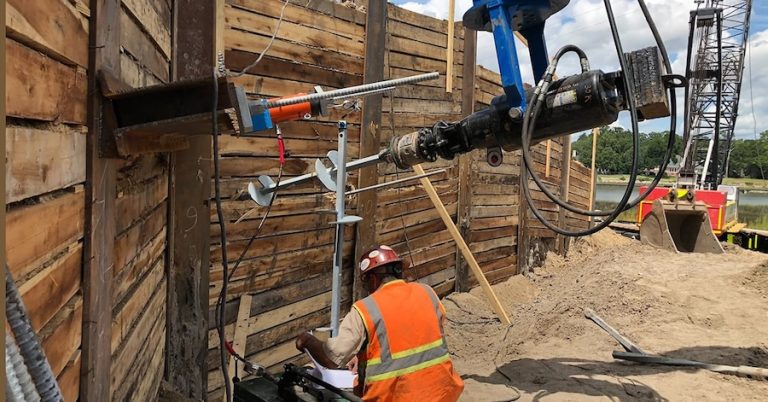 Enhancing Structural Stability with Helical Tiebacks - Pile Buck Magazine