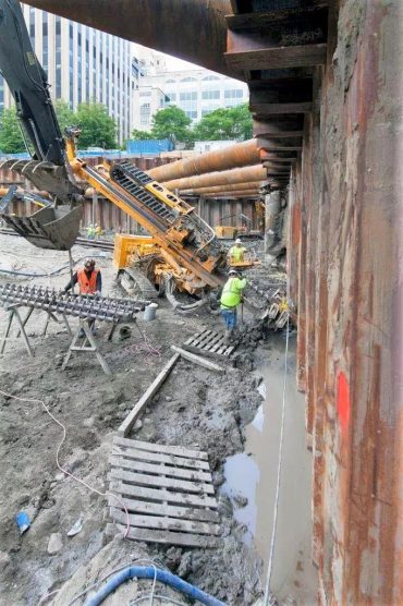 Maximizing Structural Support with Tiebacks - Pile Buck Magazine