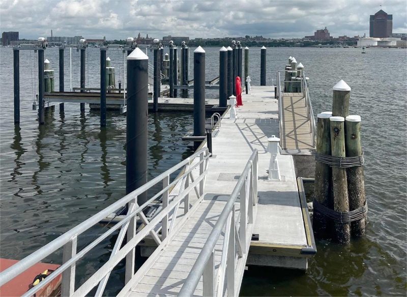 Baltimore Rebuilds Marine Fire & Rescue Docks - Pile Buck Magazine