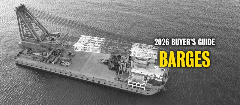 2026 Buyer's Guide: Barges - Pile Buck Magazine